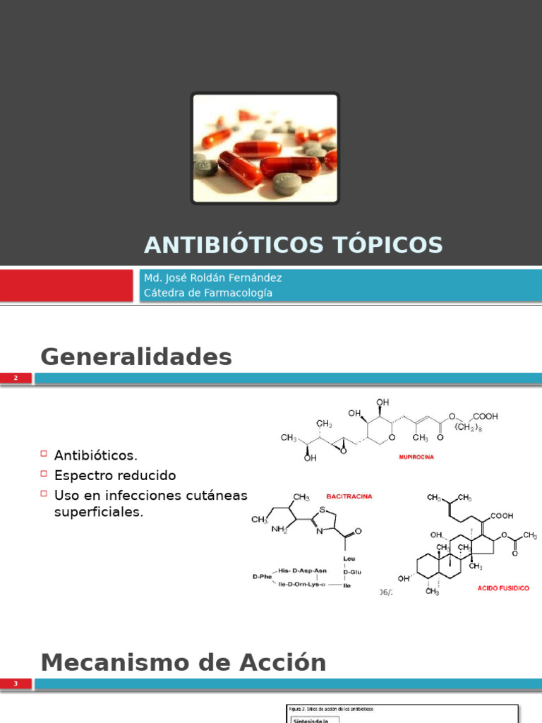 Antibióticos Tópicos | PDF | Medicina CLINICA | Ciencias farmacéuticas
