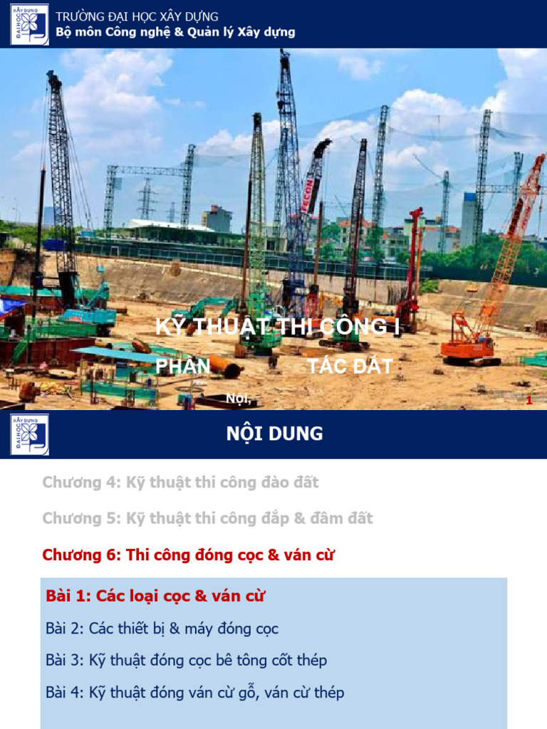 Chuong6. CongTacDongCocVaVanCu | PDF