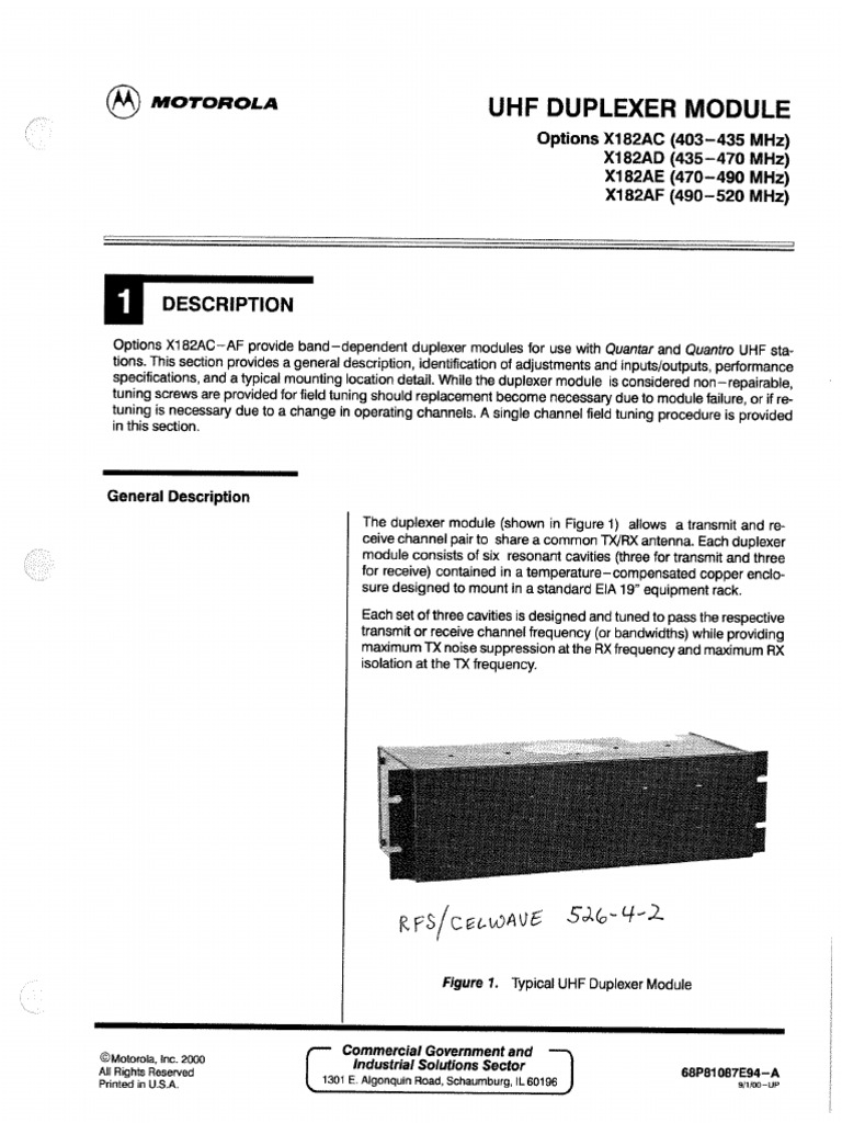 celwave-pd526-4-2-uhf-duplexer | PDF