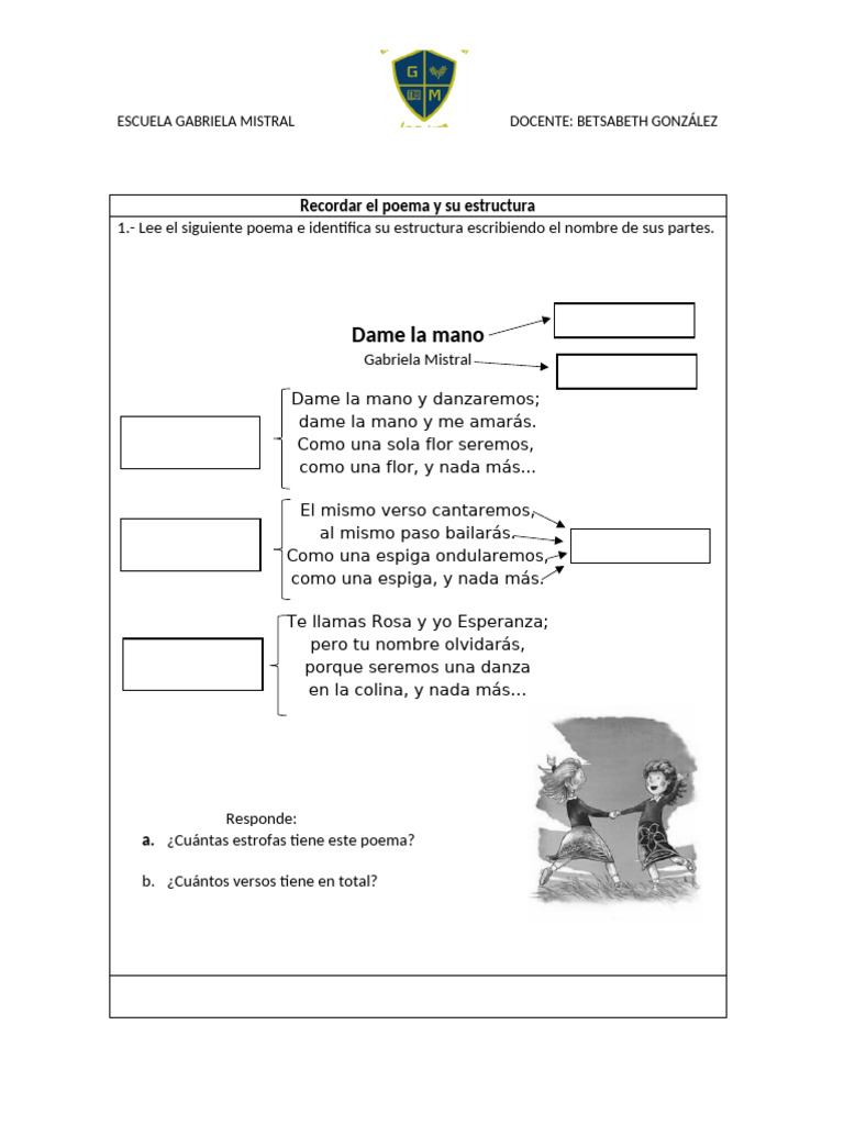 Análisis y Comprensión de Poemas de Mistral | PDF