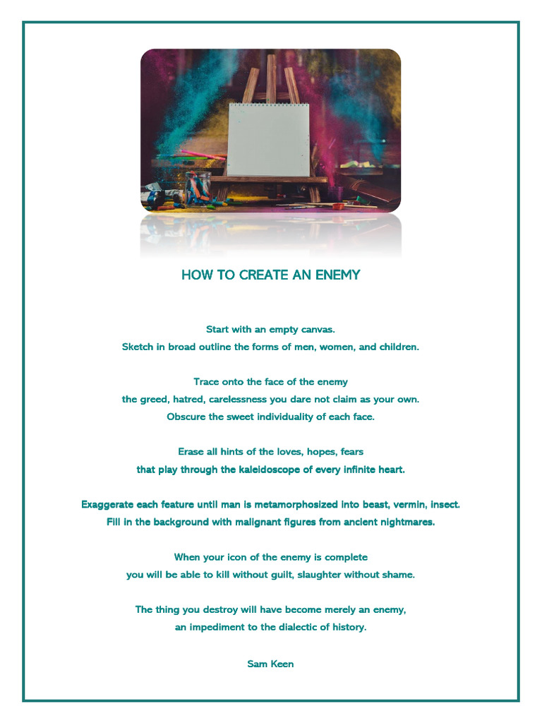 How to Create an Enemy Guide | PDF