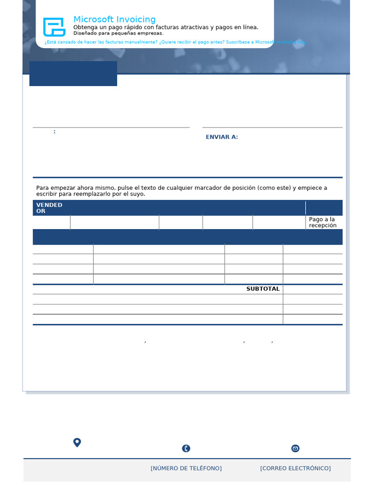 Microsoft Invoicing | PDF | Correo | Teléfono