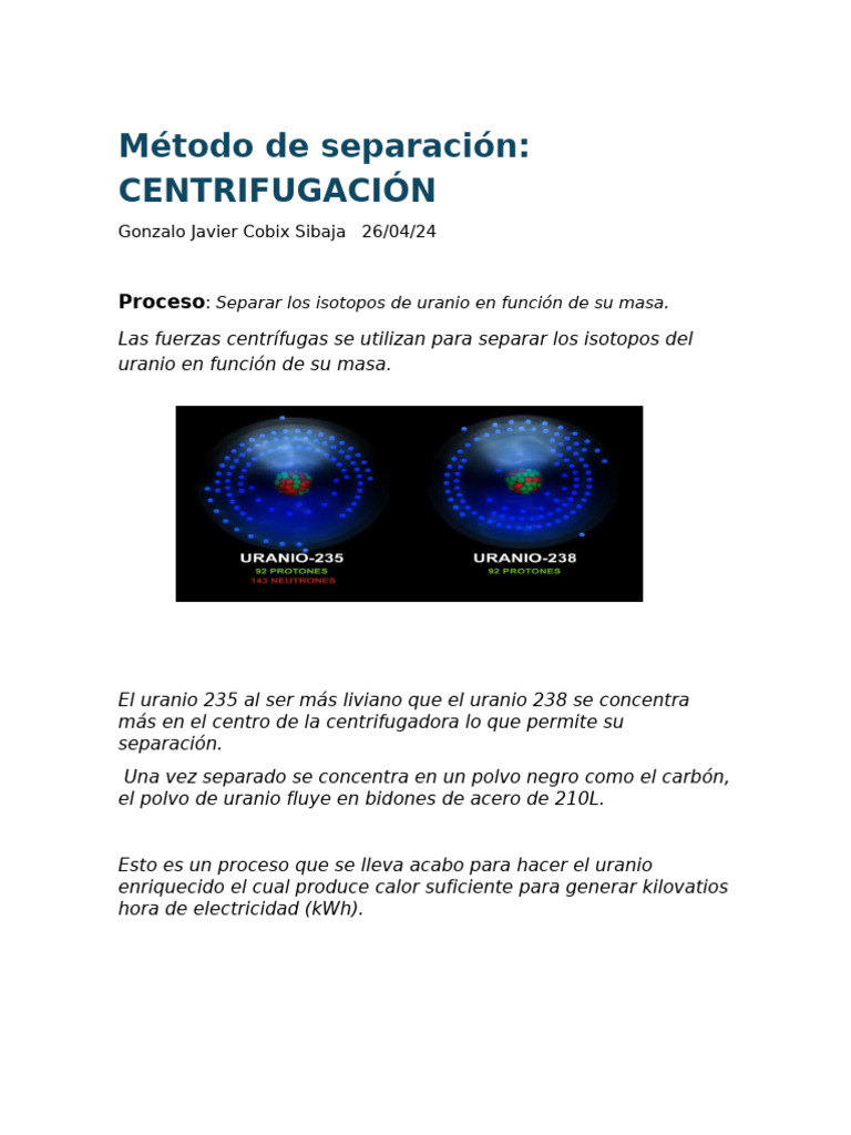ANIN Metodo de Sepracion | PDF