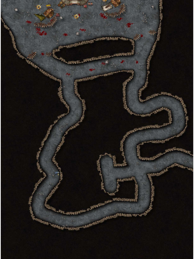 Mapa 04 Dungeon and Dragon O/y Phatfinder Primera Segunda Edicion | PDF