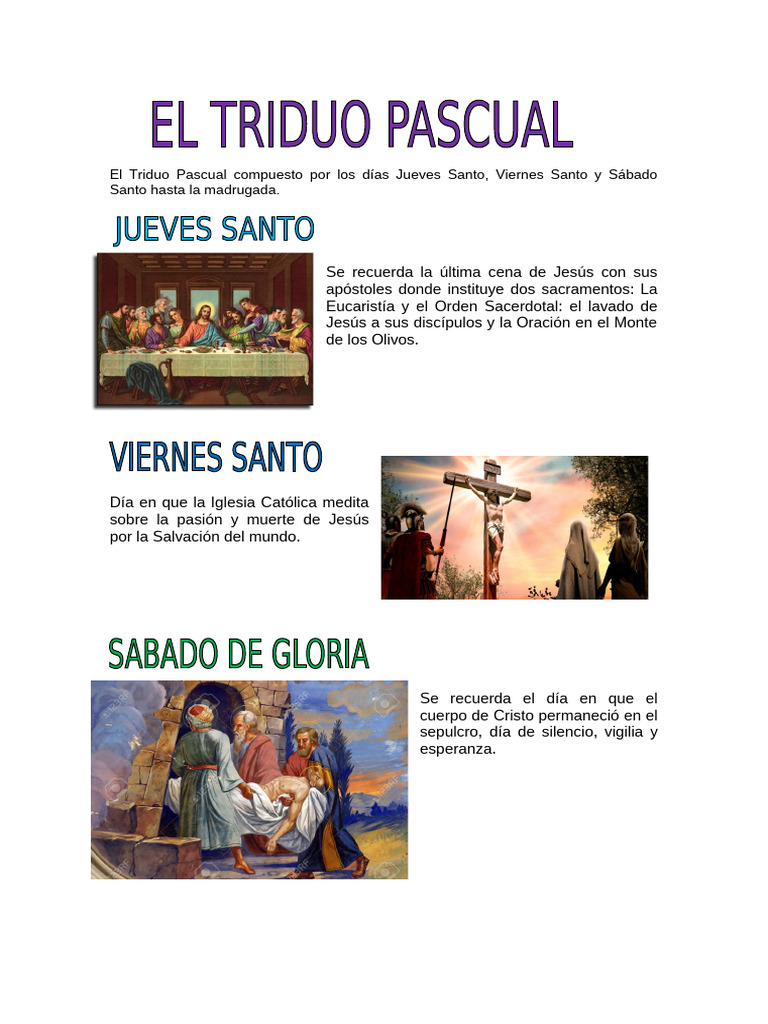Triduo Pascual | PDF