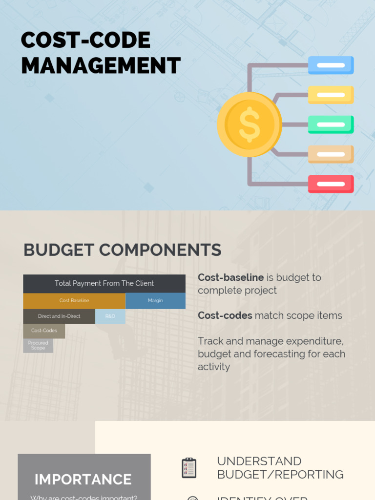 Cost-Code Management for Budgeting | PDF