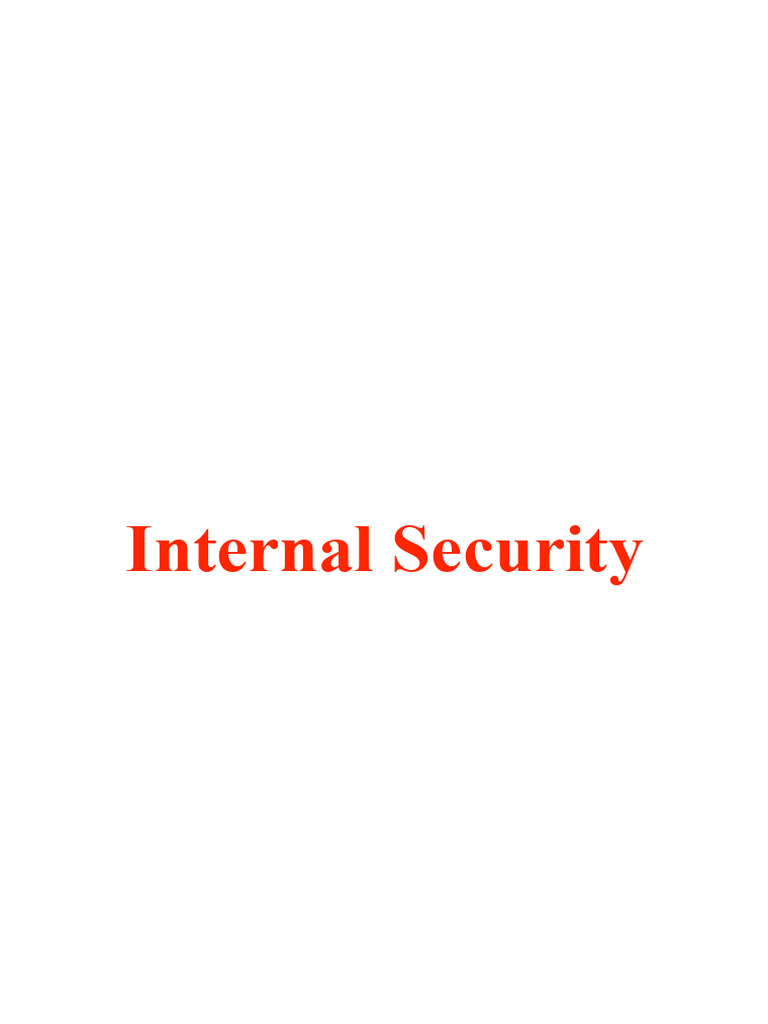 Saksham Goel Internal Security | PDF