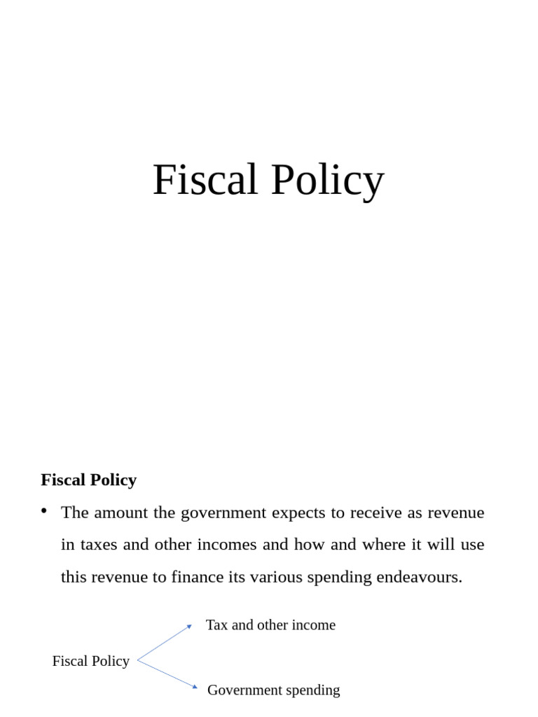 Fiscal and Monetary Policy | PDF