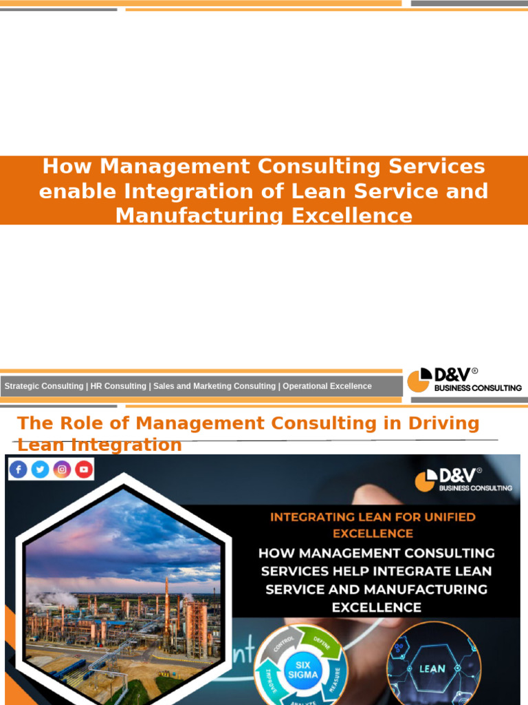 Lean Integration in Consulting Services | PDF | Lean Manufacturing ...