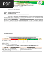 Informe Del Consolidado de La Evaluacion Diagnostica 2025 | PDF | Ciencia cognitiva ...