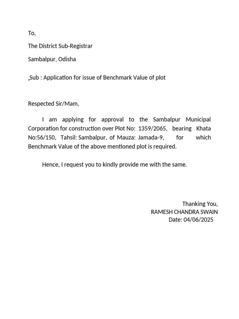 Benchmark Value Application | PDF