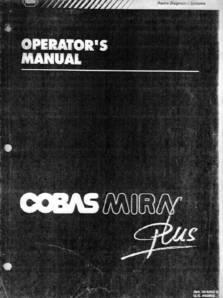 Manual Cobas Mira Plus | PDF