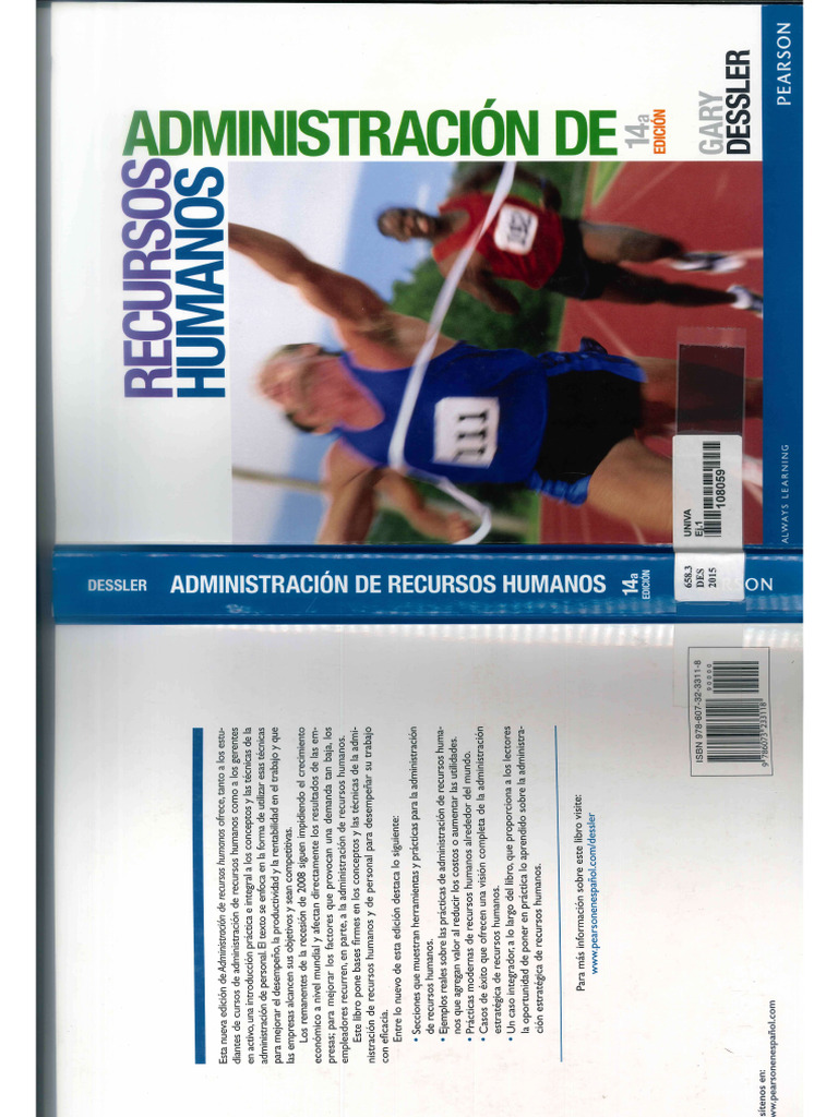 Dessler, G. (2015) - Administración de Recursos Humanos. Ed. Pearson ...