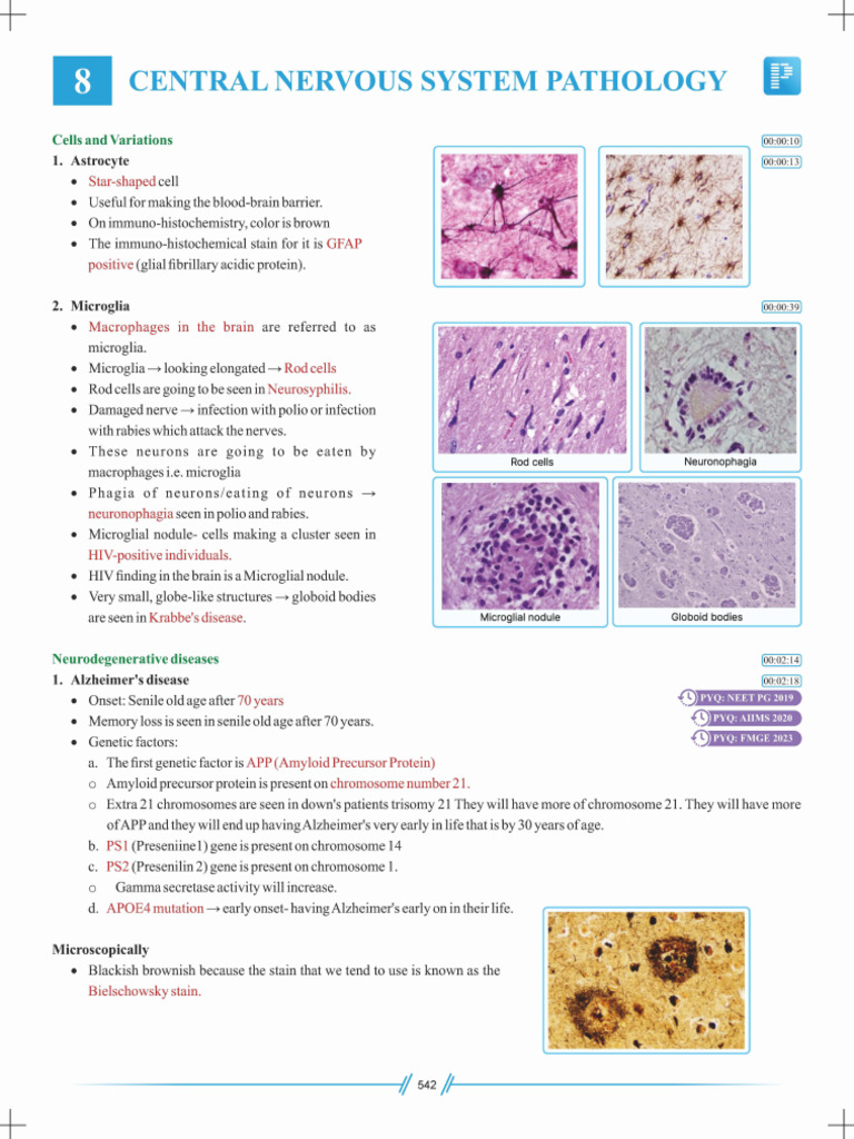 Pathology Cns Prep RR V6 | PDF