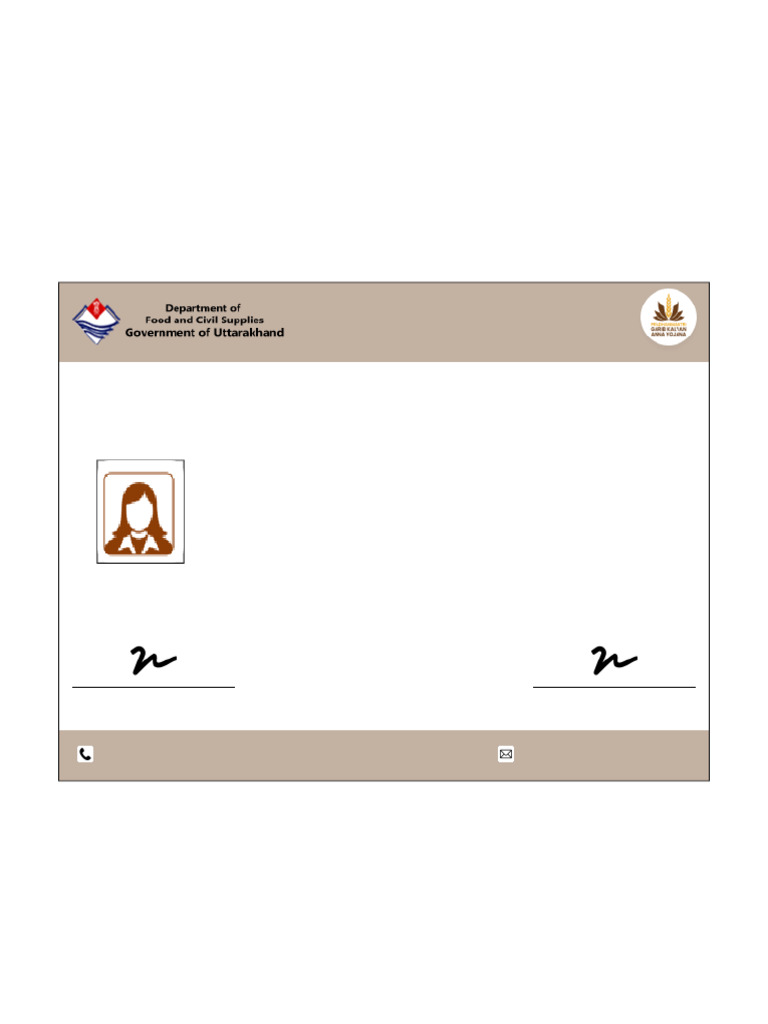 Ration Card | PDF