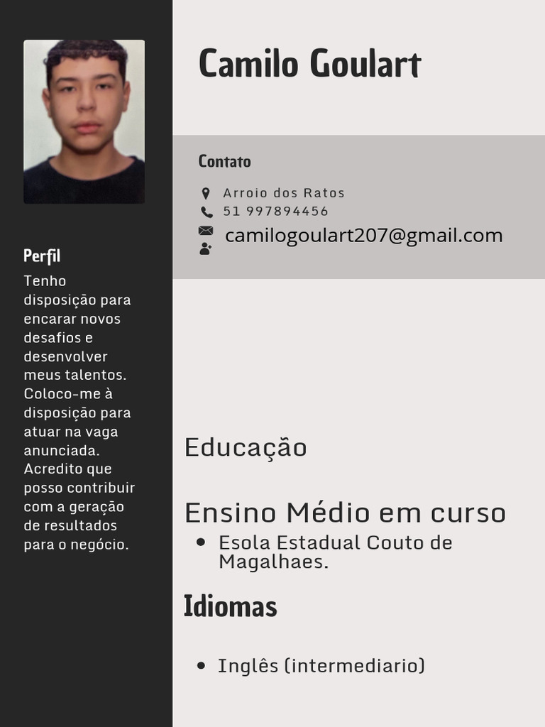 Currículo Assistente Administrativo | PDF