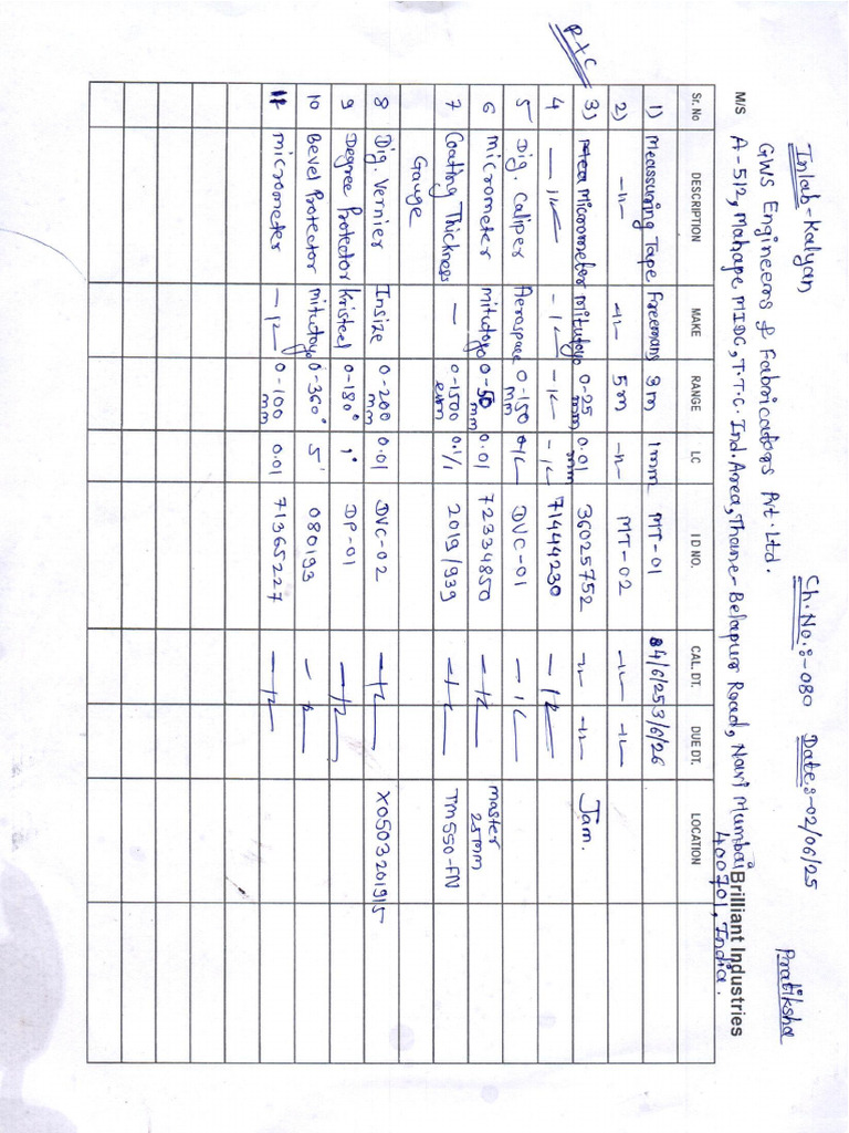 Inlab Lists 05.06.2025 - 0001 | PDF