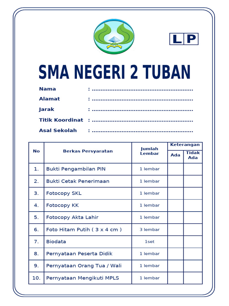 Cov-Map PPDB - Daftar Ulang | PDF