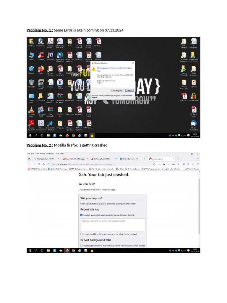 Microsoft Windows Error | PDF