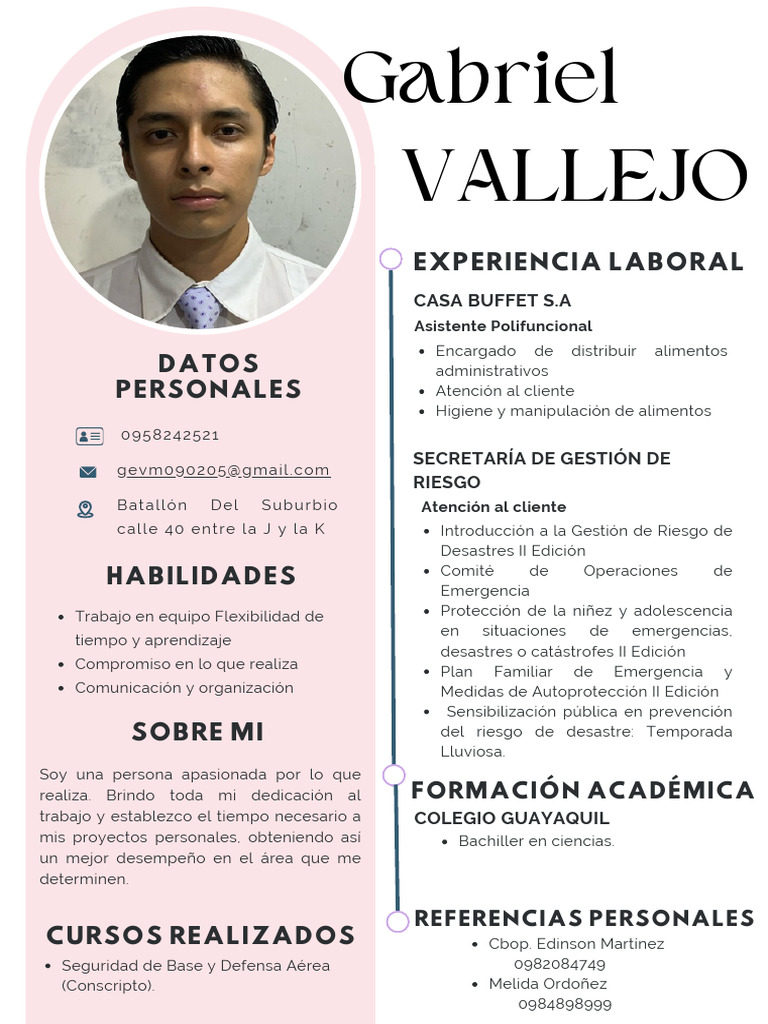 Eduardo Vallejo Currículum | PDF
