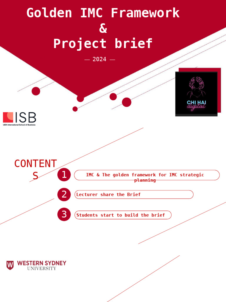 IMC Framework and Project Brief - Twister - STS | PDF | Marketing ...