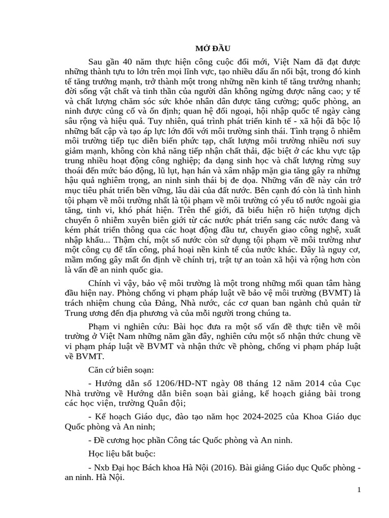 Bài 3 - BVMT | PDF