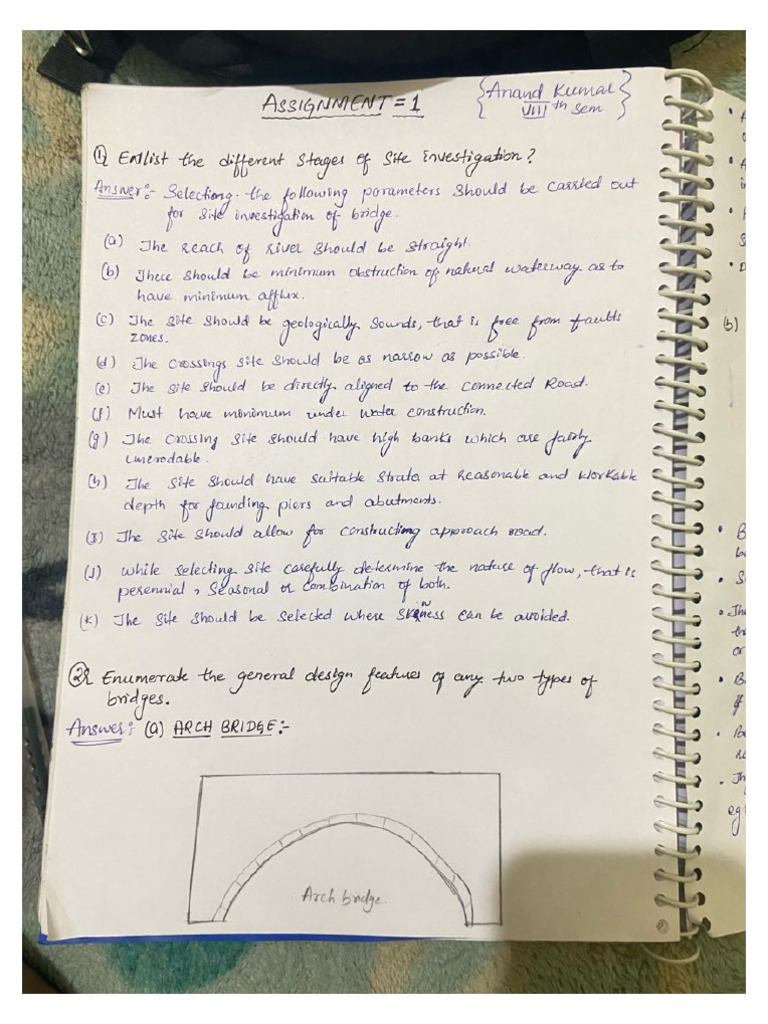 Assignment 1 (Bridge Engg) | PDF