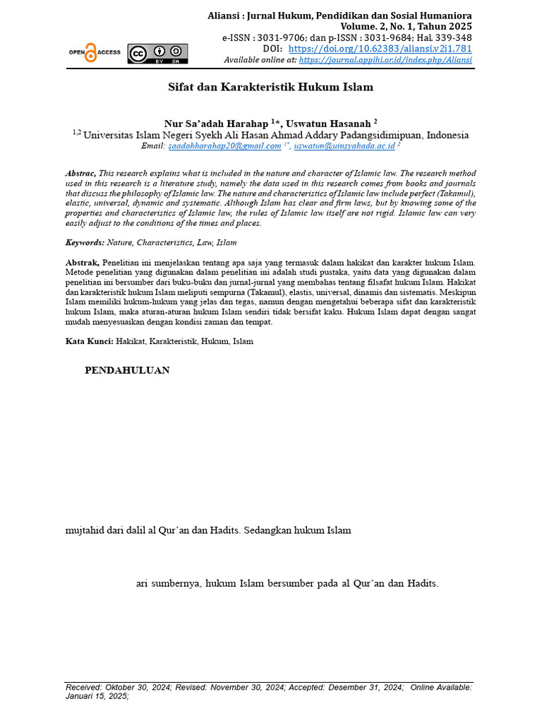 2025 2-1 Aliansi Nur Sa'adah Harahap | PDF