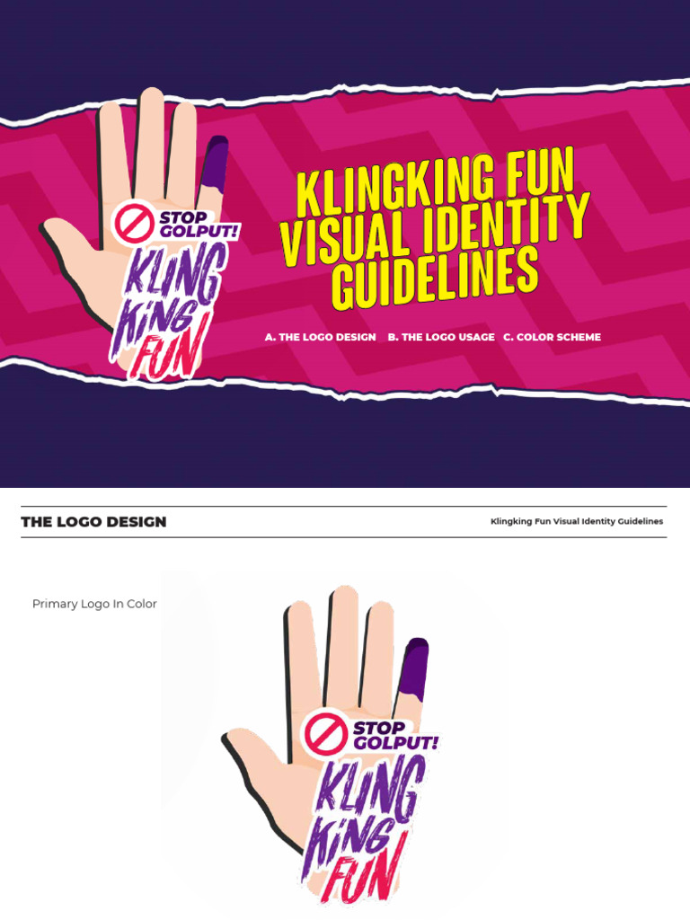 Key Visual Guideline Klingking Fun-1 | PDF | Logos | Symbols