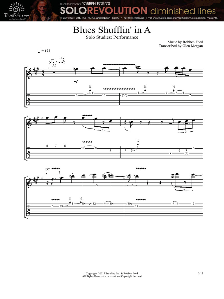 Robben Ford Diminished LInes | PDF