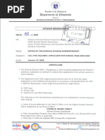 Division Clearance For School Heads 2024 2025 | PDF | Philippines