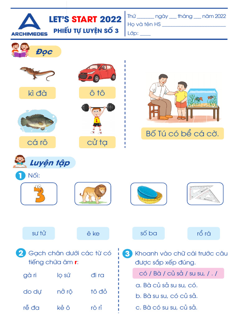 Let - s Start 2022-Phiếu Tự Luyện Số 3 | PDF