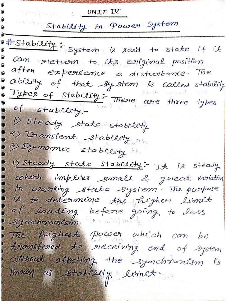 Unit 4 Stability Analysis | PDF