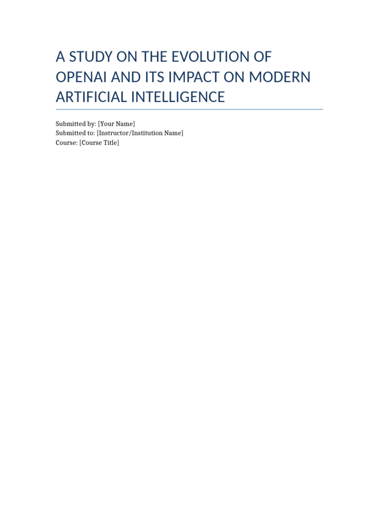 OpenAI Project Section1 2 | PDF
