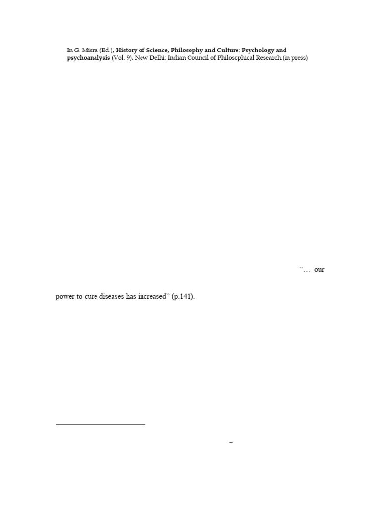 Concept of Psychological Healing | PDF | Experience | Mind