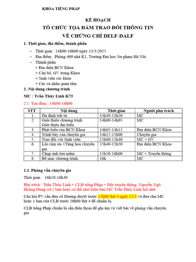 TọadamDELFDALF13.3 Phân Công NV Sinh Viên | PDF