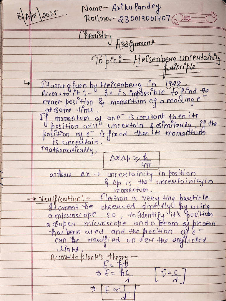 Chemistry Assignment.. | PDF