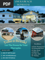 Osuka Beach Homestay Brochure 2025 | PDF | Bedroom | Workweek And Weekend