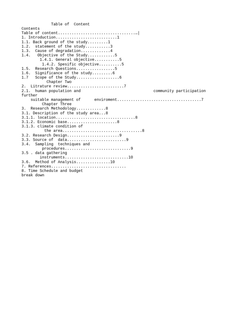 Table of Conte | PDF
