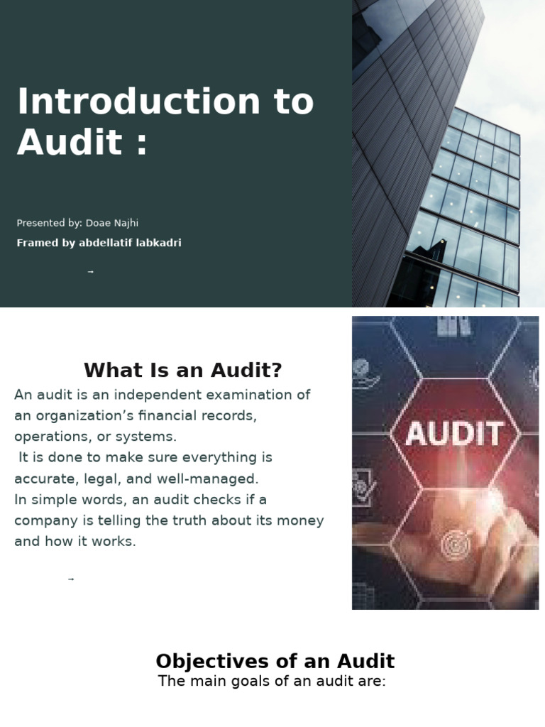 Presentation in Auditing | PDF