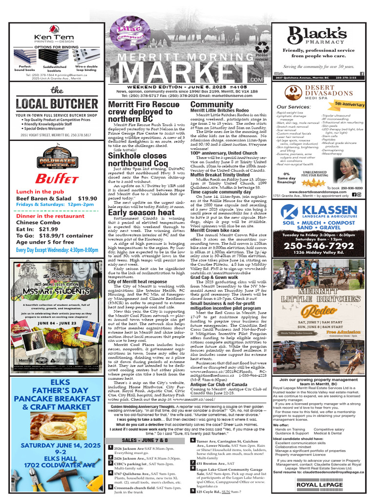 Merritt Community News and Events Update | PDF