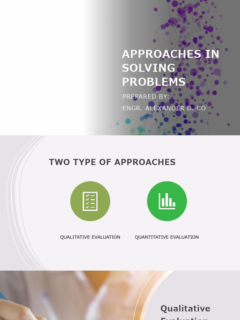 Lec 02 Lesson 02 Approach in Solving Problems | PDF