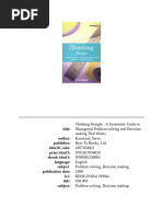 Clear Thinking PDF | PDF | Thought | Emotions