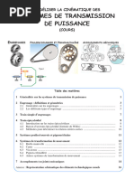 CHAPITRE 6 - Les Engrenages | PDF | Cinématique | Machine