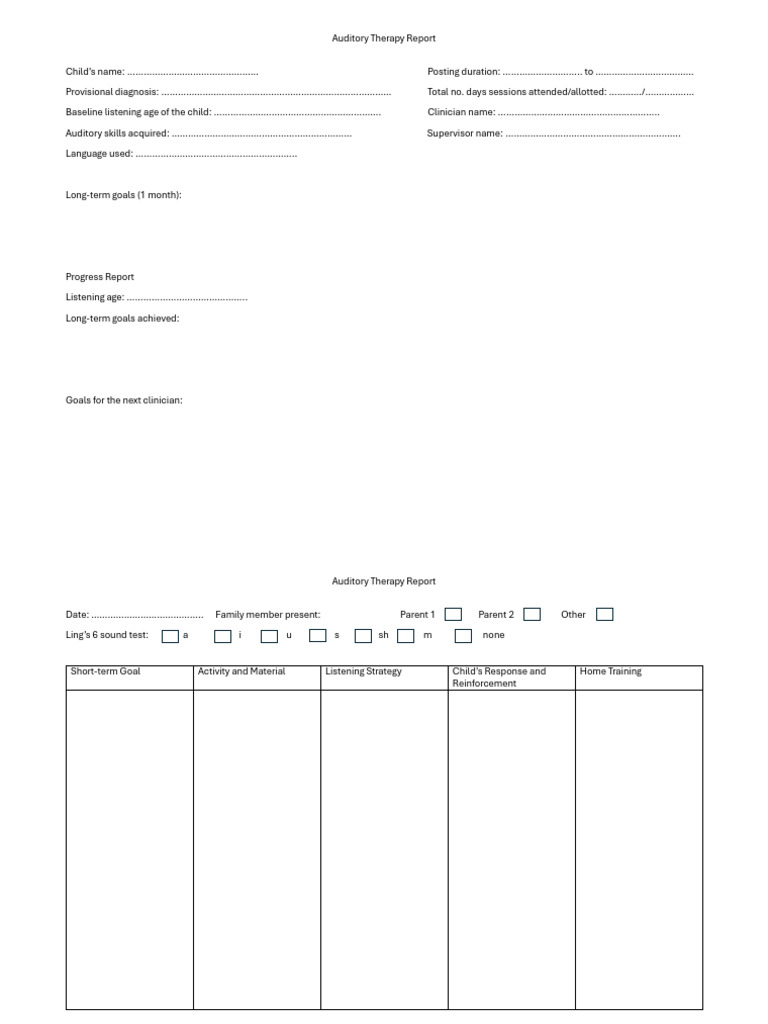AVT Lesson Plan Format | PDF