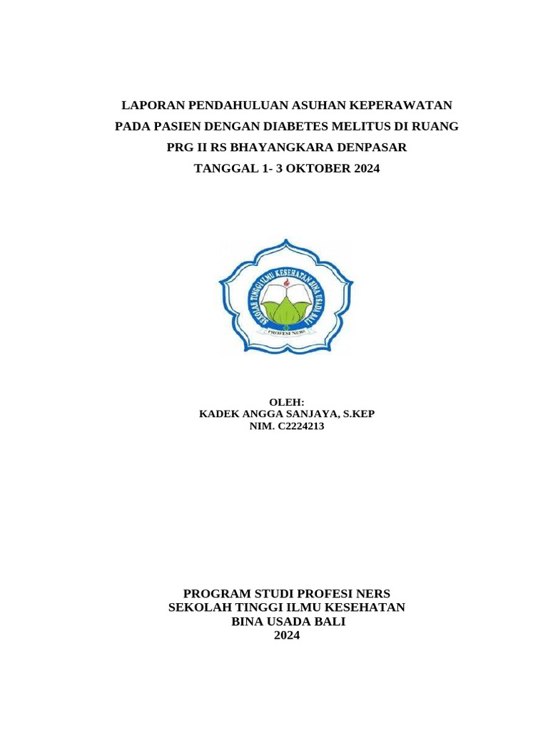 LP Diabetes Melitus Tipe 2 | PDF