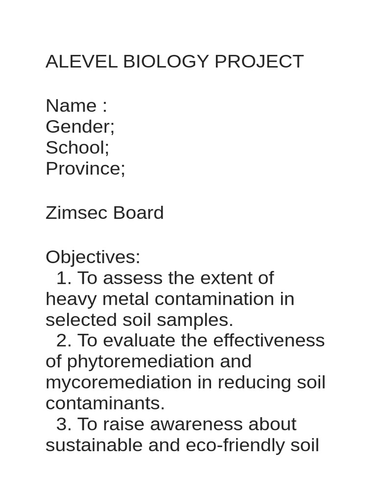 Biological Remediation of Contaminated Soils | PDF | Soil ...
