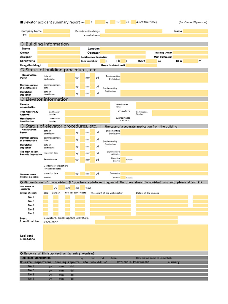 2C1 en (En) Elevator Accident Summary Report 04APR25 | PDF | Justice | Crime & Violence