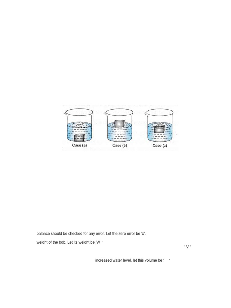 Lab Manual Experiments Class 9 | PDF | Buoyancy | Density
