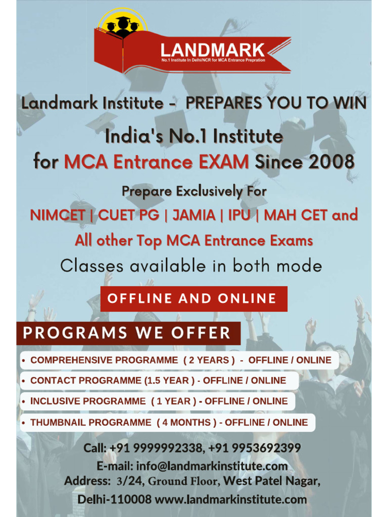 Best Online Nimcet Coaching | PDF